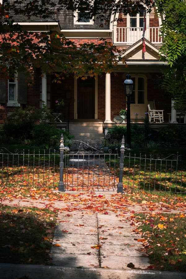 A Building with Some Sort of House with Trees in Front of it Stock ...