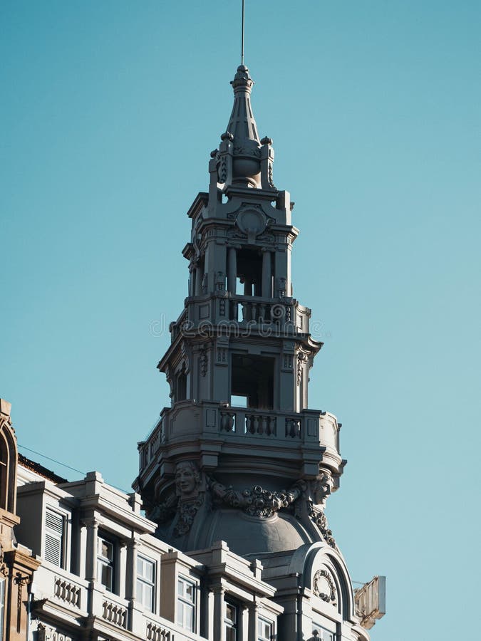 Building with Some Spires and Windows on it S Top Stock Image - Image ...