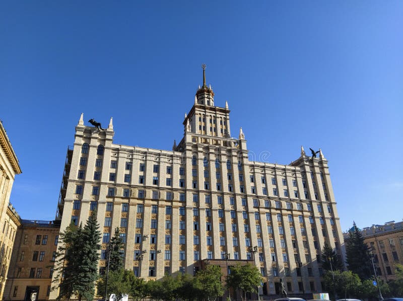 Building of the South Ural State University Stock Image - Image of view ...