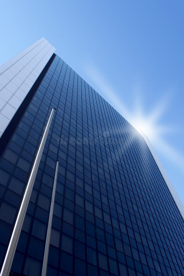 Building with sparkle stock photo. Image of corporate - 26386920