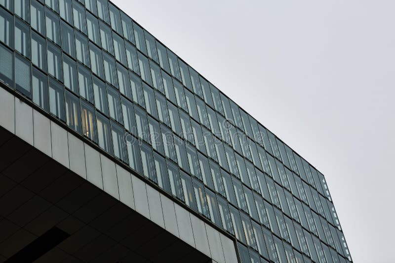 A Building with Square Windows Stock Image - Image of city, view: 208491175