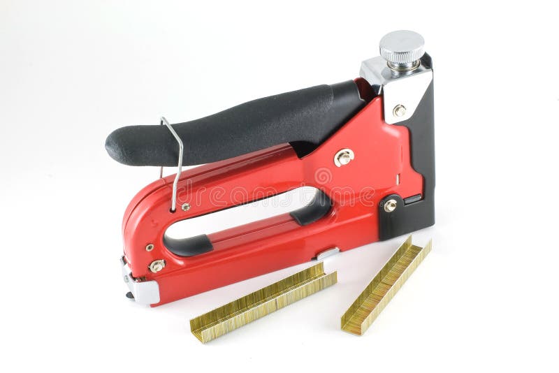 Stapler and staples to him stock image. Image of staples - 22658245