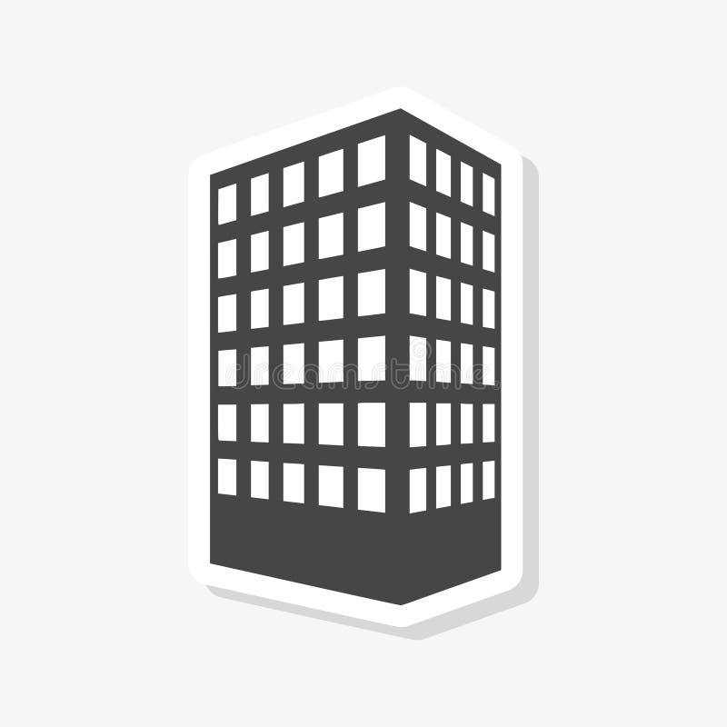 Building Sticker, Building Logo Stock Vector - Illustration of ...