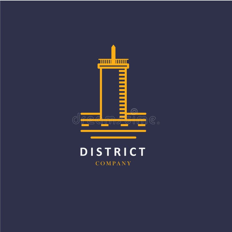 Building and Street Logo Design Vector Illustration Stock Vector ...