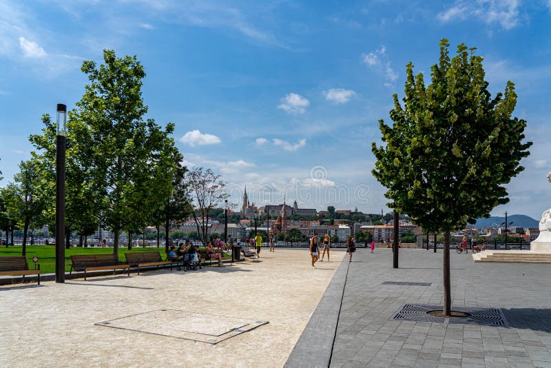 Building Street Old Pest District in Budapest, Hungary. Editorial Stock ...