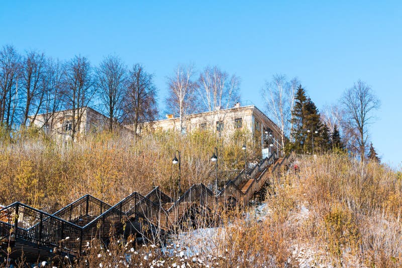 Building and Street in a Winter Stock Photo - Image of trip, town: 81401896