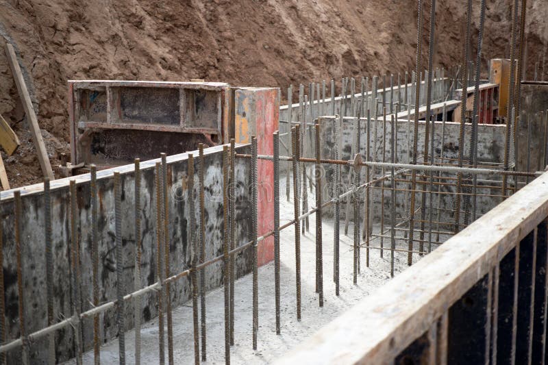 Building Strong Foundations with Reinforced Concrete and Steel Bars at ...