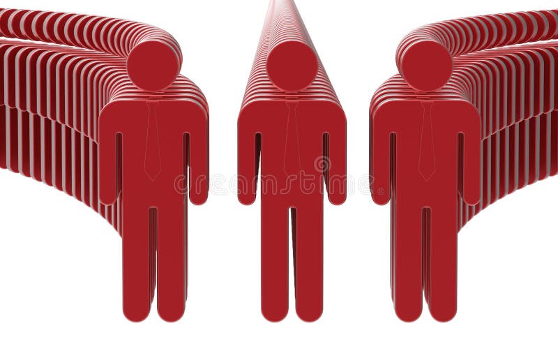 Strong team stock illustration. Illustration of assistant - 44473694