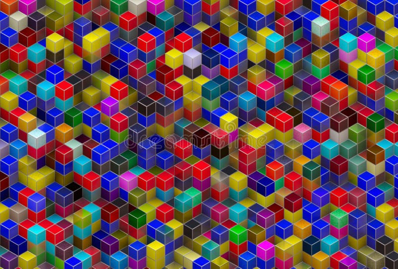 Building Structure from Cubes. Abstract Architecture Backgrounds Stock ...