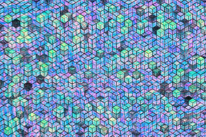 Building Structure from Cubes. Abstract Architecture Backgrounds Stock ...