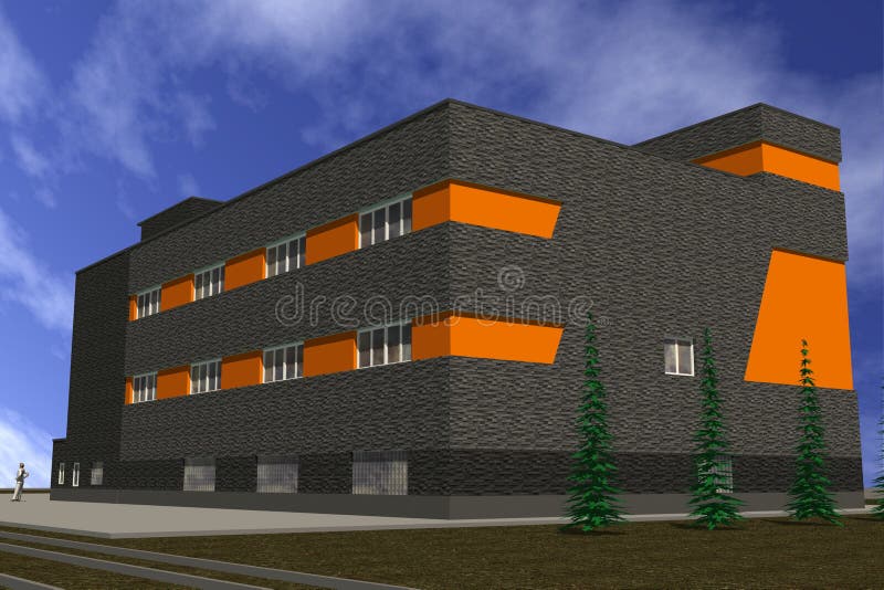 Building in the Style of Constructivism Stock Illustration ...