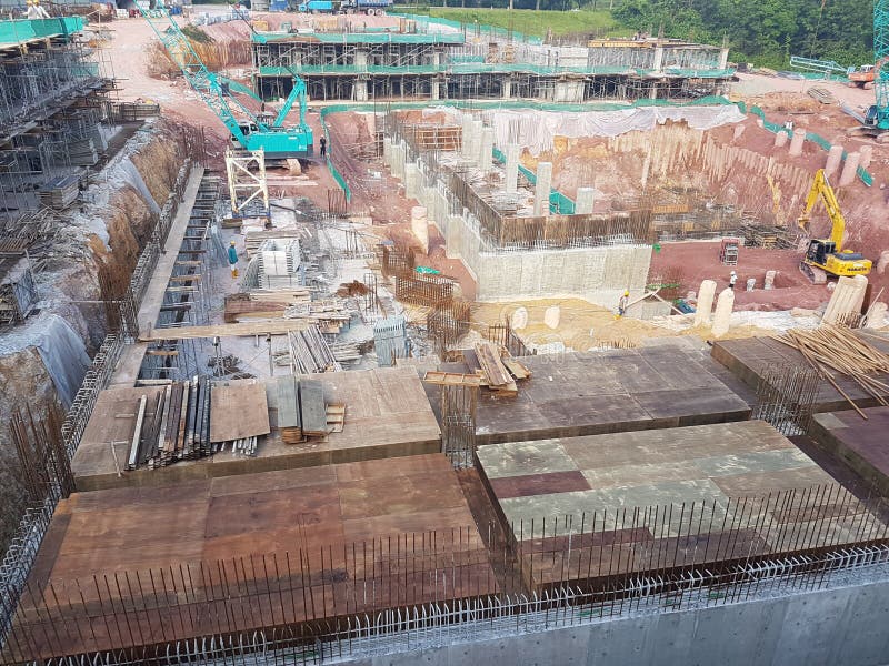 Building Substructure and Super-structure Under Construction Using the ...