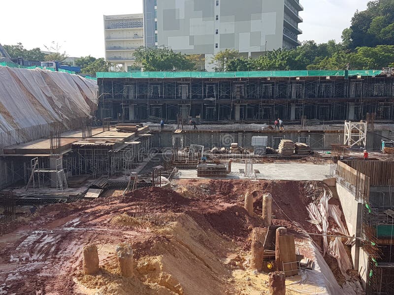 Building Substructure and Super-structure Under Construction Using the ...