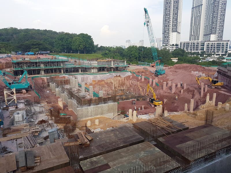 Building Substructure and Super-structure Under Construction Using the ...