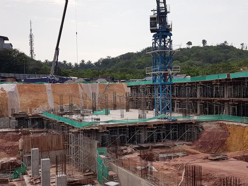 Building Substructure and Super-structure Under Construction Using the ...