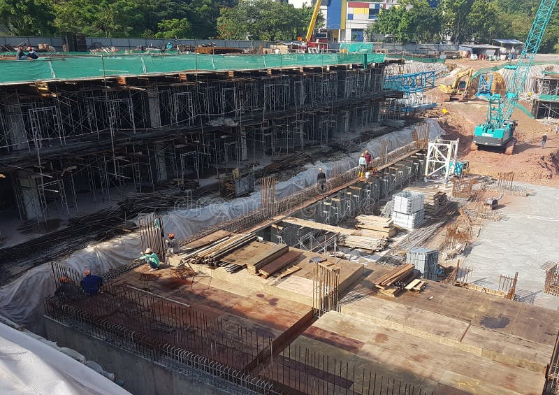 Building Substructure And Super-structure Under Construction Using The ...