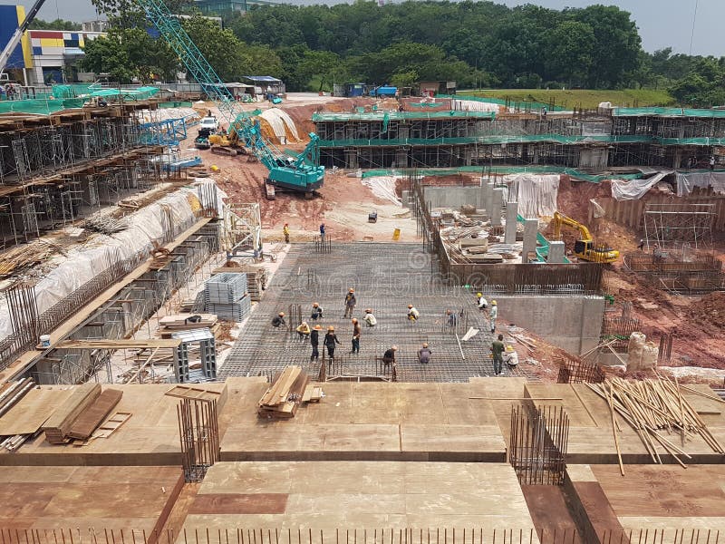 Building Substructure and Super-structure Under Construction Using the ...