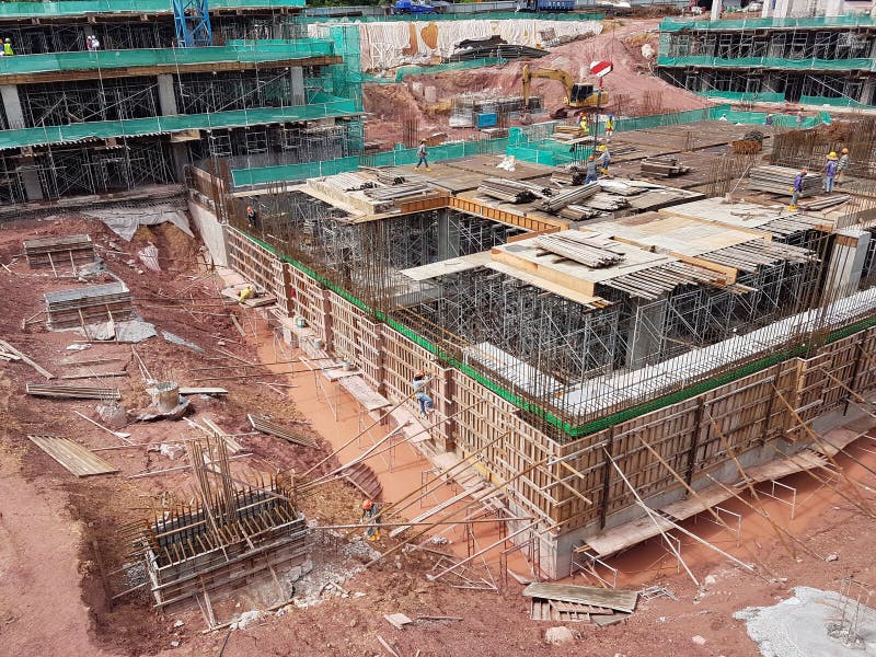 Building Substructure and Super-structure Under Construction Using the ...
