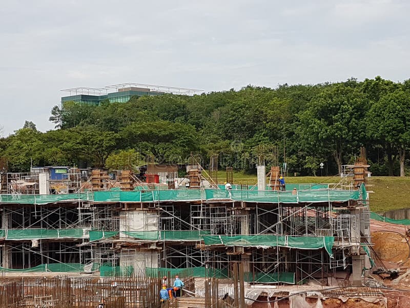 Building Substructure and Super-structure Under Construction Using the ...