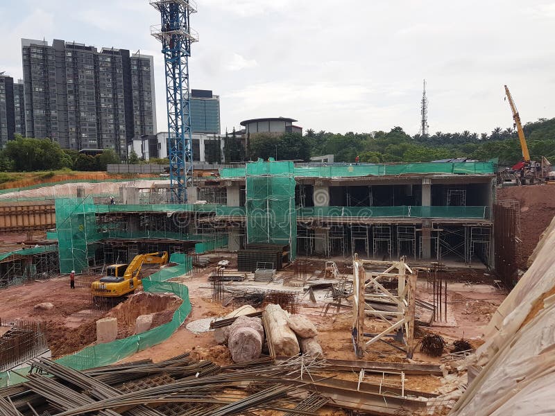 Building Substructure and Super-structure Under Construction Using the ...