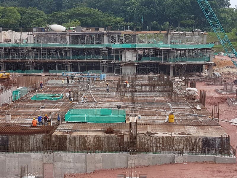 Building Substructure and Super-structure Under Construction Using the ...