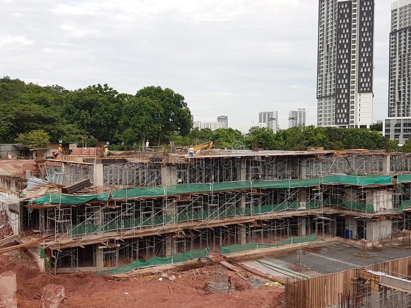 Building Substructure and Super-structure Under Construction Using the ...