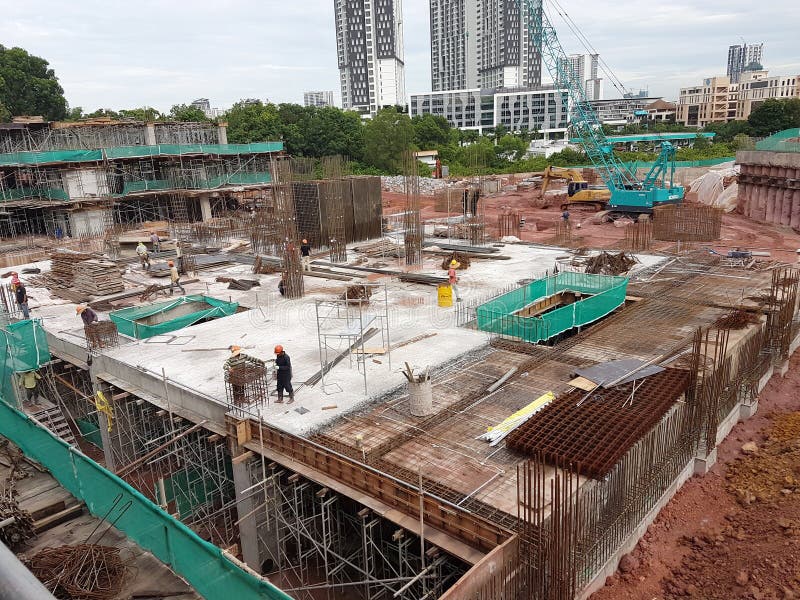 Building Substructure and Super-structure Under Construction Using the ...