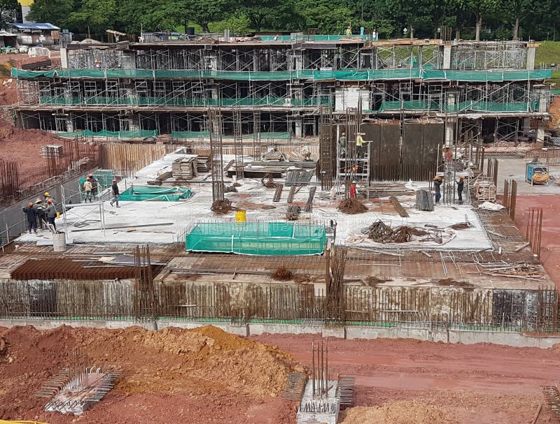 Building Substructure and Super-structure Under Construction Using the ...