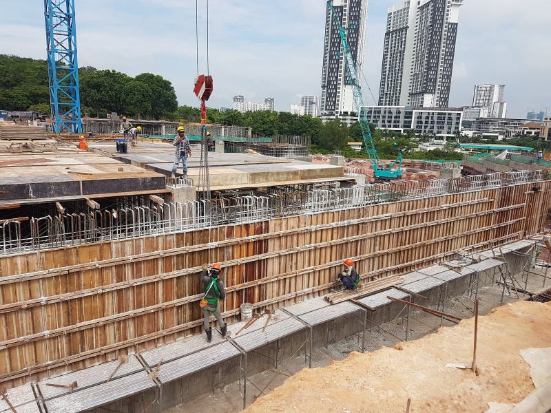 Building Substructure and Super-structure Under Construction Using the ...