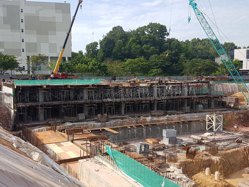 Building Substructure and Super-structure Under Construction Using the ...