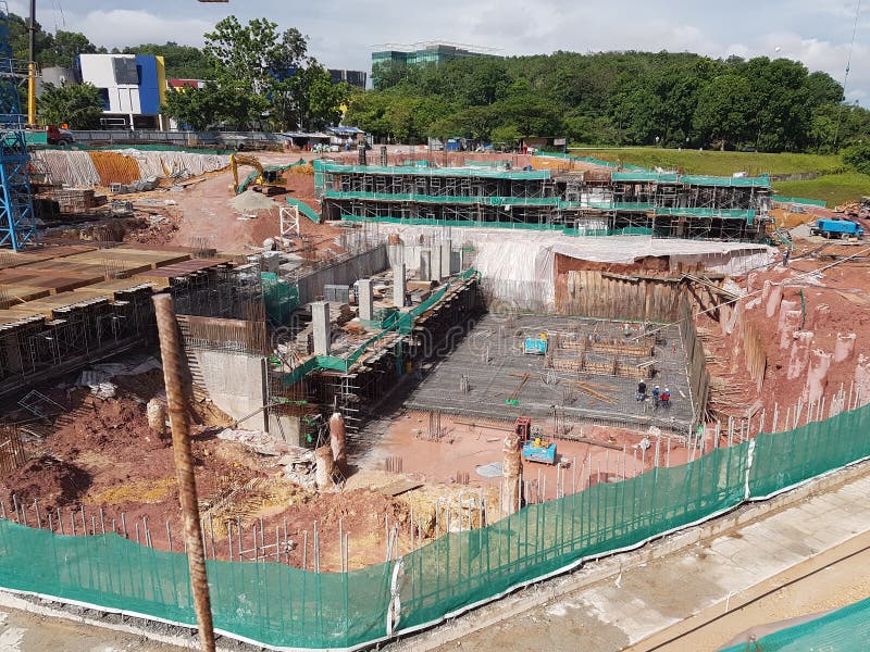 Building Substructure and Super-structure Under Construction Using the ...