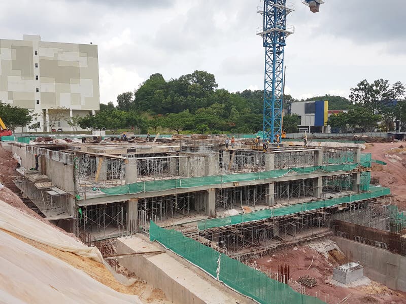 Building Substructure and Super-structure Under Construction Using the ...