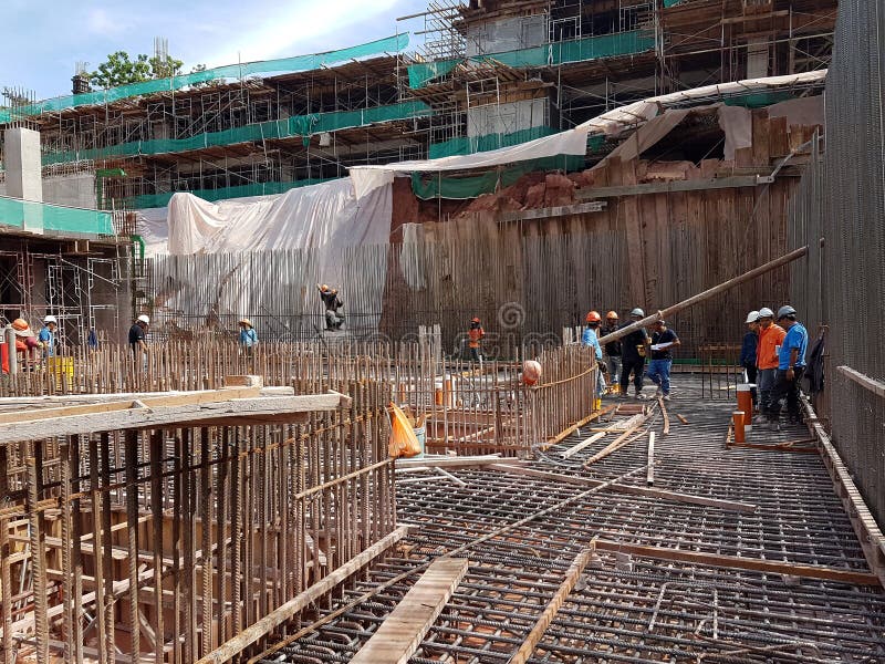 Building Substructure and Super-structure Under Construction Using the ...