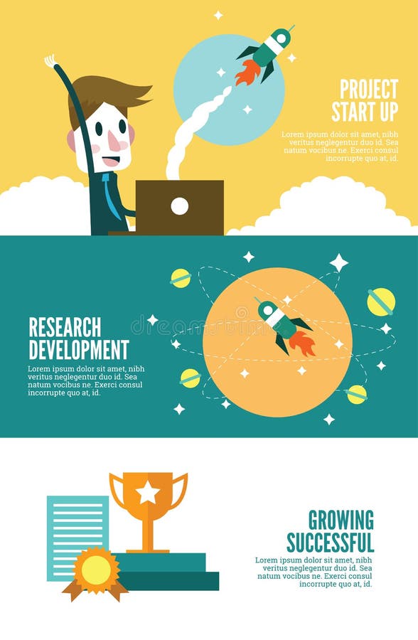 Building Successful Business Info Graphics. Stock Vector - Illustration ...