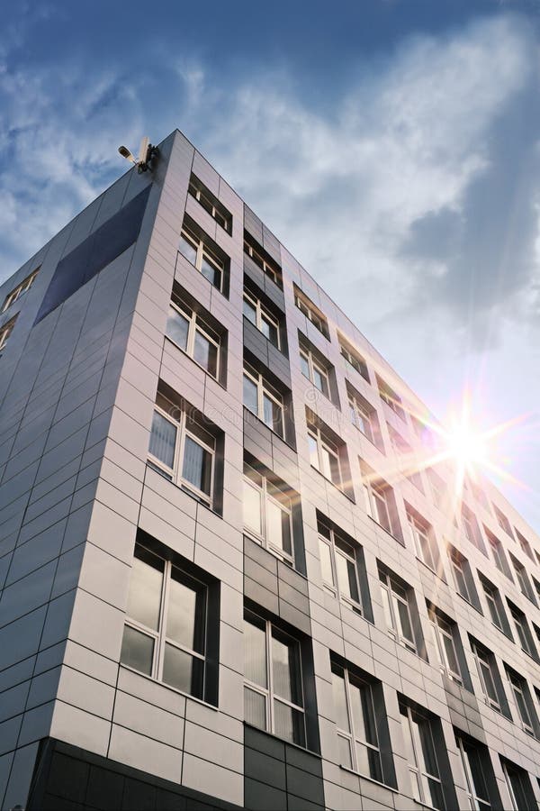 Sun with Building stock photo. Image of round, yellow, building - 943706