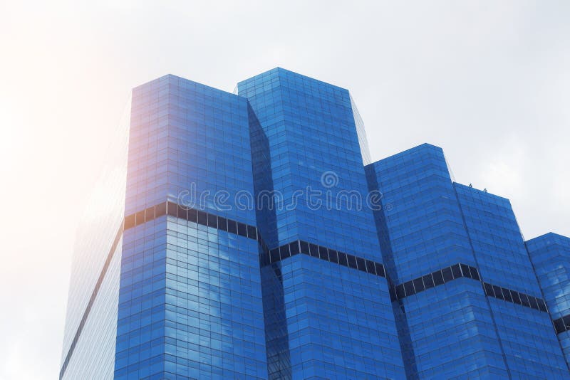 Building with sunlight stock image. Image of blue, sunlight - 181585925