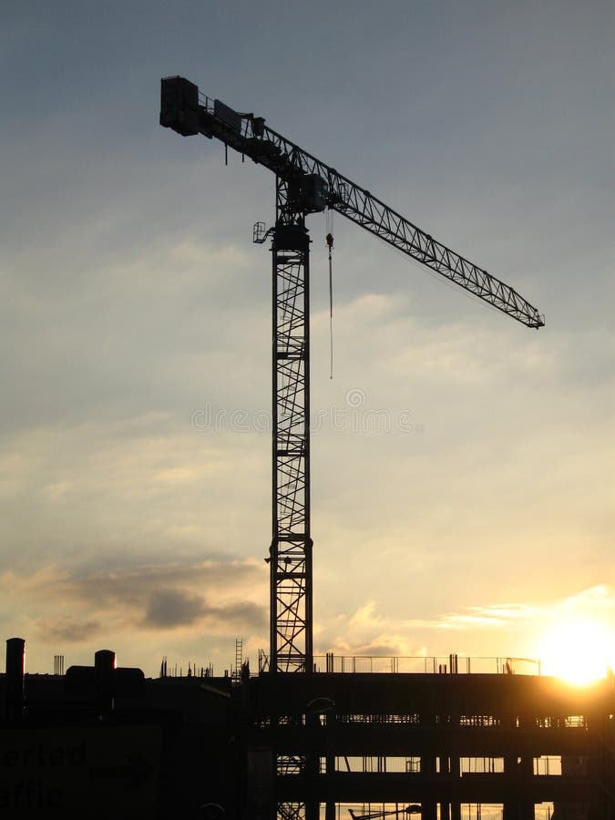 Building in the sunset stock photo. Image of sunset, construction - 1203794