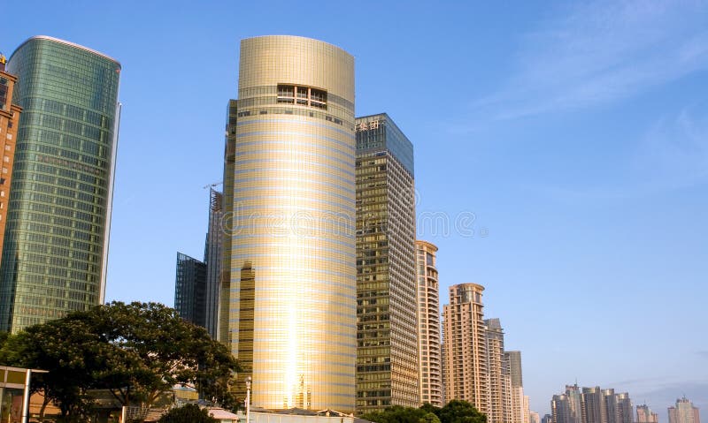 Building at sunset stock photo. Image of scraping, shadow - 6332884