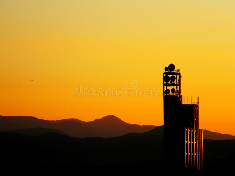 Building stock image. Image of light, shadow, sunset - 55477635