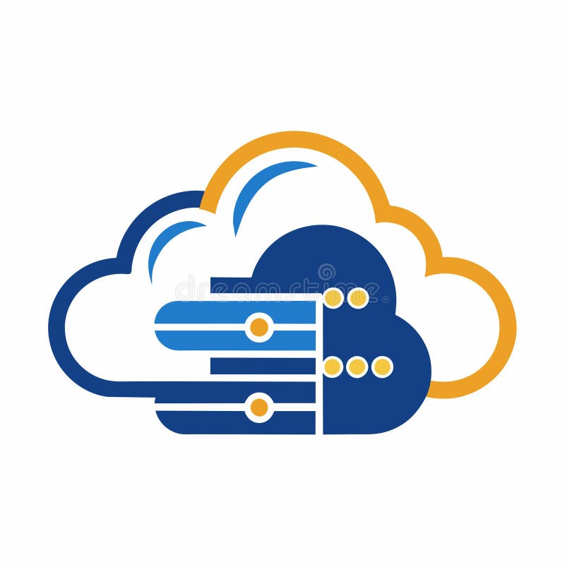 A Building Surrounded by a Cloud in the Sky, Create a Sleek and Modern ...