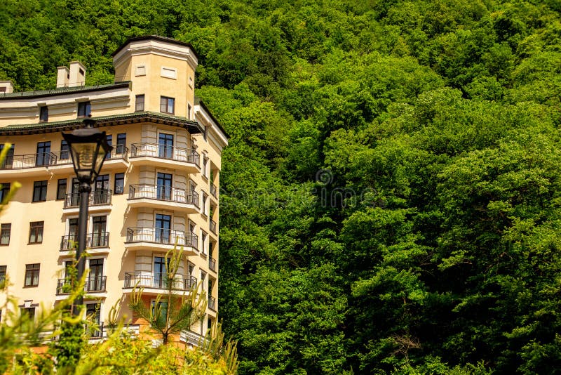 Building is Surrounded by a Dense Greenery of the Forest. Rosa K ...