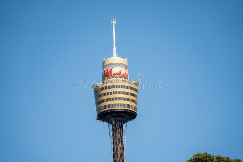 Building Sydney Tower in Australia Editorial Stock Image - Image of ...