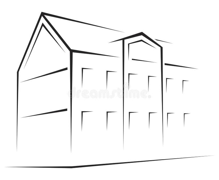 Simple Building Structure Stock Illustrations – 91,033 Simple Building ...