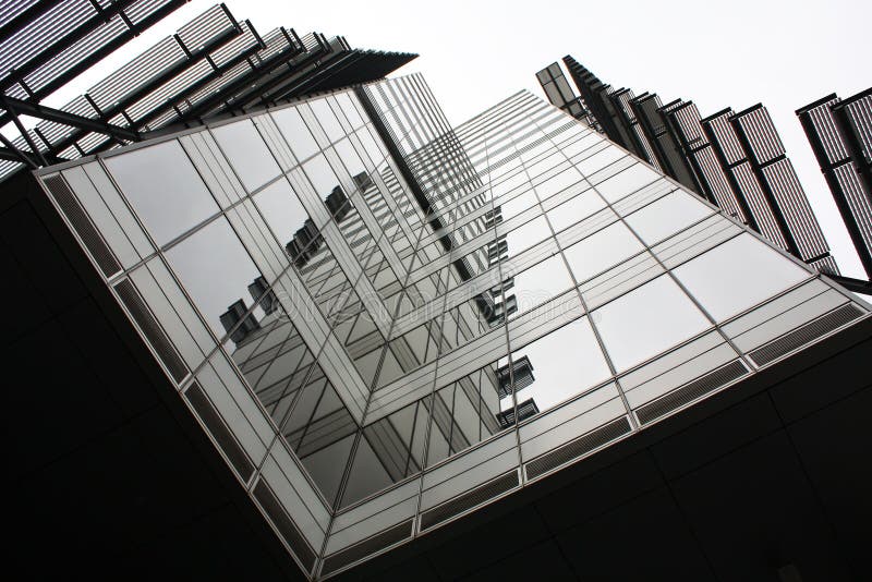 Building Symmetry of Windows and Reflections Stock Photo - Image of ...