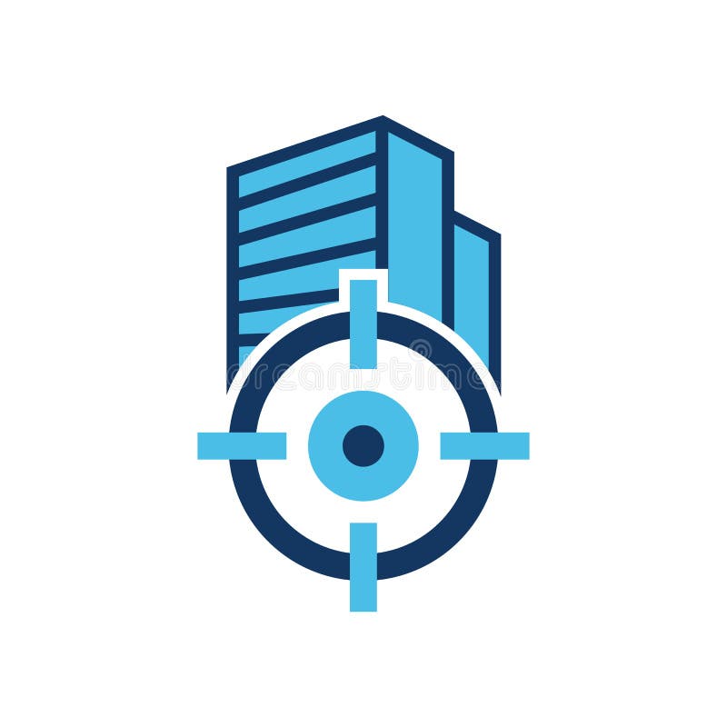 Building Target Logo Icon Design Stock Vector - Illustration of element ...