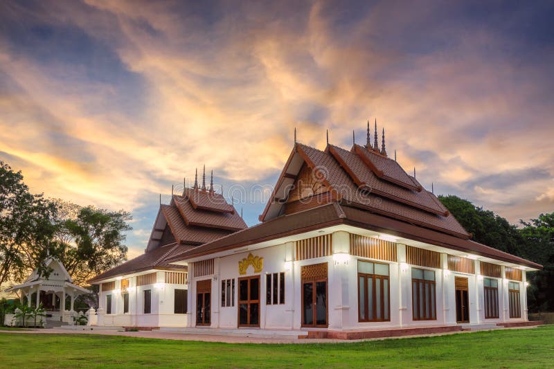 Building in Thai Style stock photo. Image of beautiful - 73448012