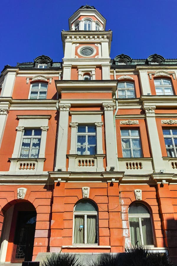 Building of the Theater in Pleven, Bulgaria Stock Photo - Image of ...