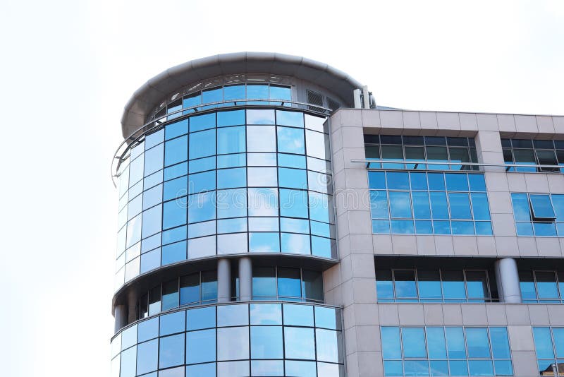 Building with Tinted Windows Stock Image - Image of estate, high: 121433287