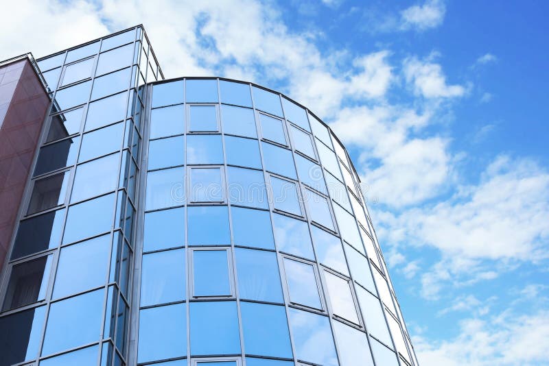 Building with Tinted Windows, Outdoors. Stock Photo - Image of district ...