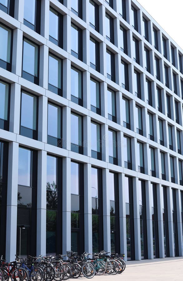 Building with Tinted Windows Stock Image - Image of city, outdoors ...